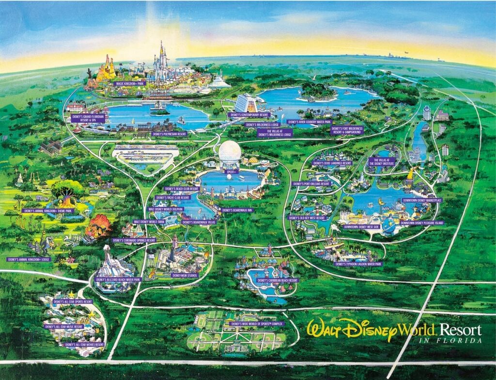 Explore Walt Disney World Printable Maps for Your Ultimate Adventure ...