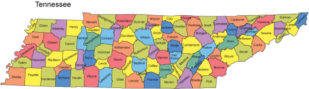 Tennessee County Map Printable: Explore the Beauty of Tennessee's ...