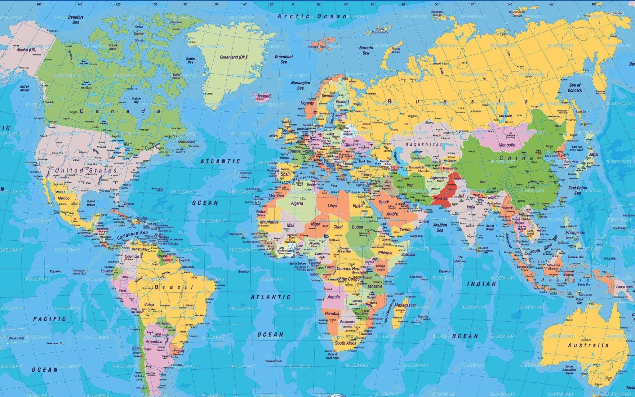 World Map Printable Pdf: Explore the World at Your Fingertips - map ...